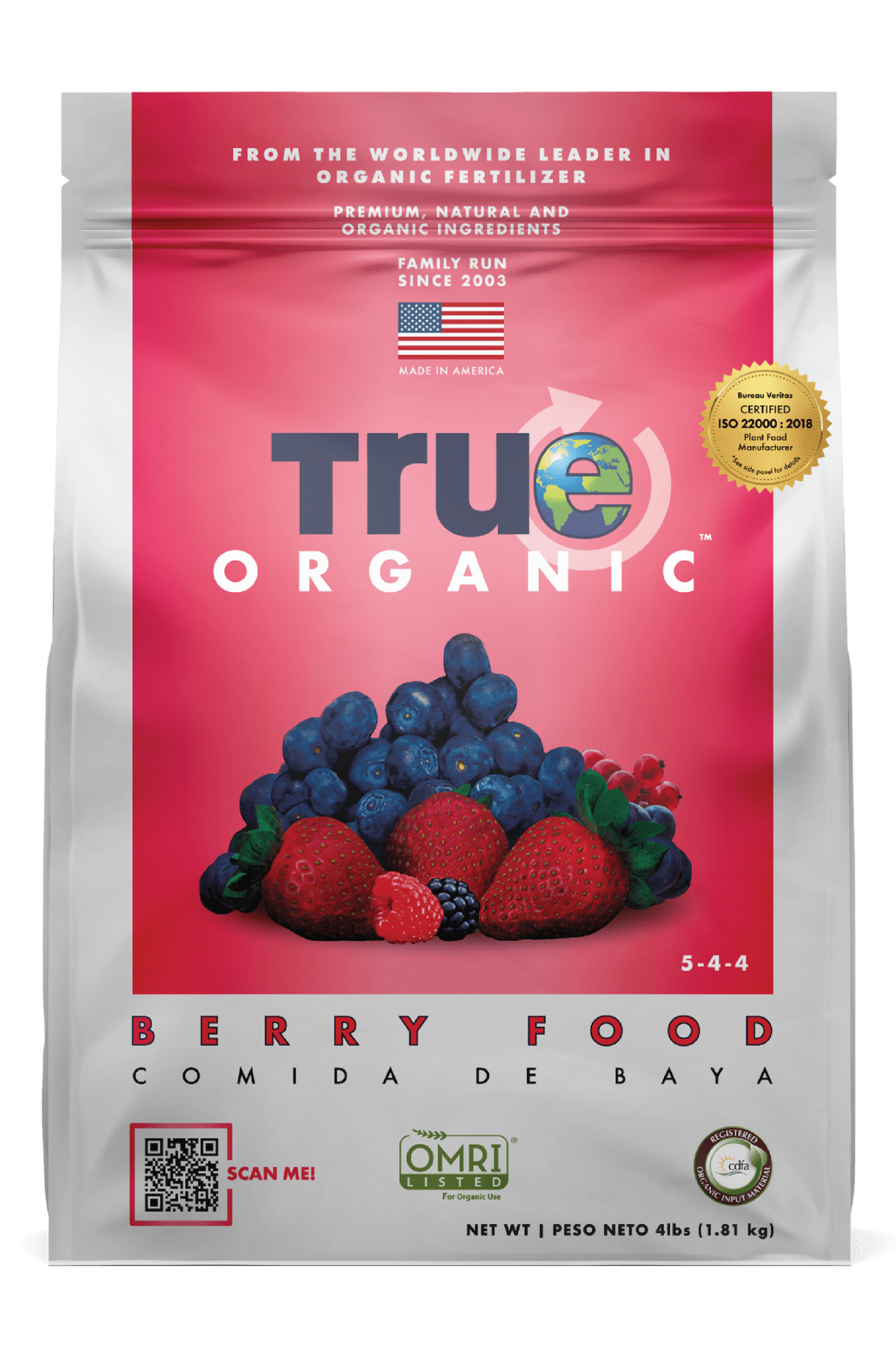 Berry Fertilizer for blueberries, strawberries, raspberries